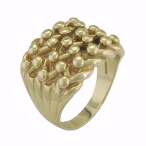 Keeper Rings - Men's 9ct Solid Gold Big Keeper Rings