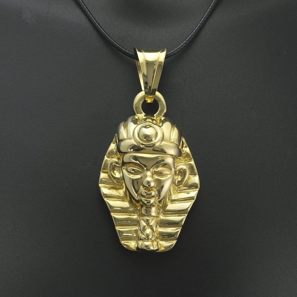 18ct Yellow Gold Pharaoh Pendant - Britannia Jewellery