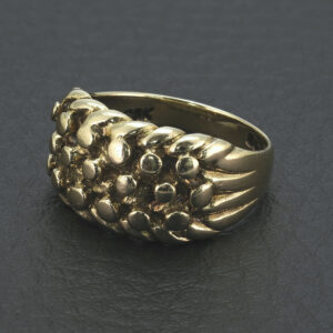 Keeper Rings - Men's 9ct Solid Gold Big Keeper Rings