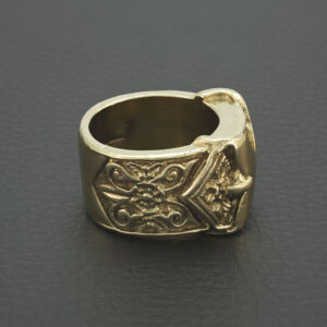 Buckle Rings - 9ct Gold & Diamond Buckle Rings for Men & Women