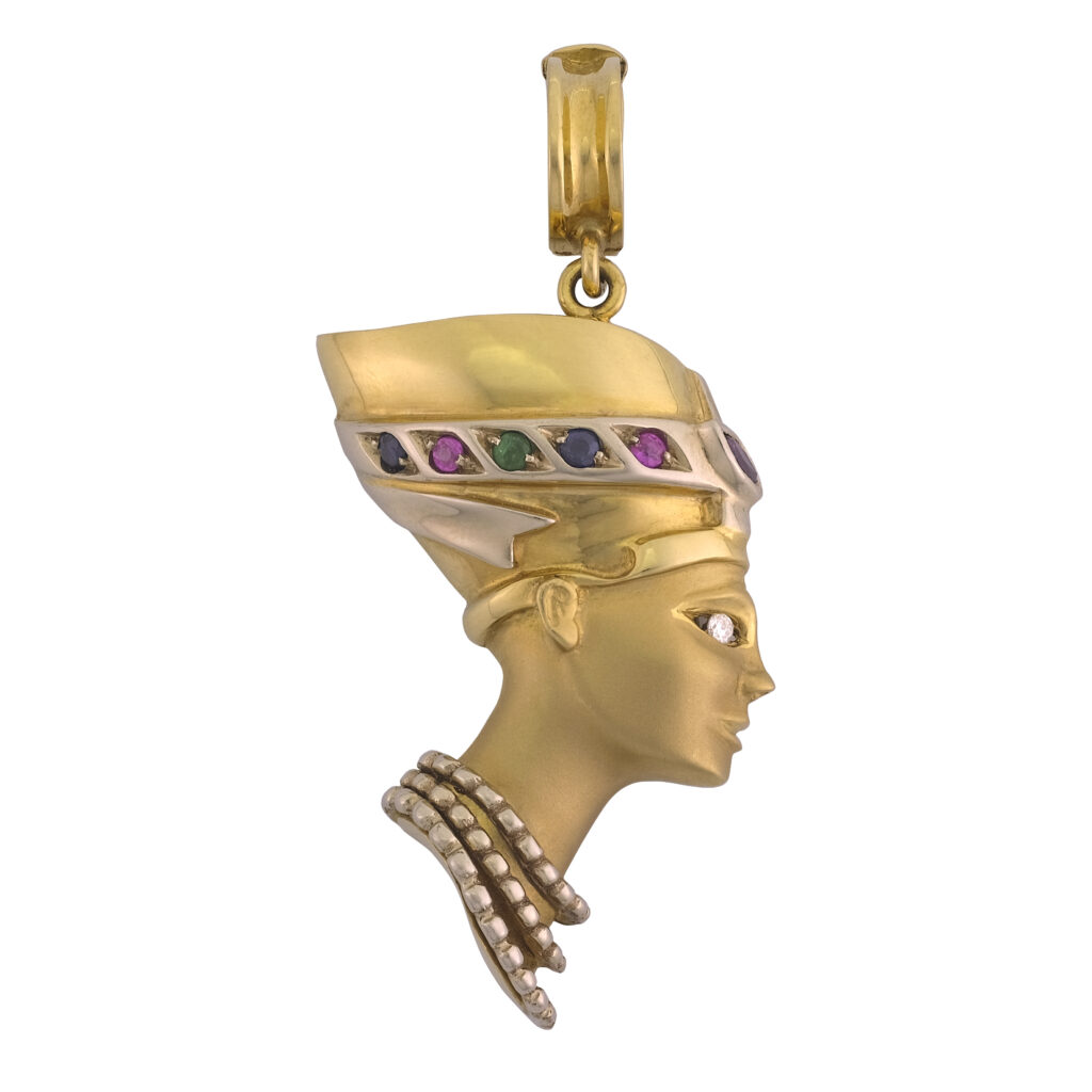 18ct Yellow Gold Pharaoh Pendant - Britannia Jewellery