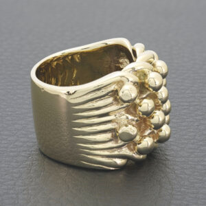 Keeper Rings - Men's 9ct Solid Gold Big Keeper Rings