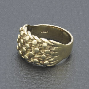 Keeper Rings - Men's 9ct Solid Gold Big Keeper Rings