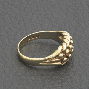Keeper Rings - Men's 9ct Solid Gold Big Keeper Rings