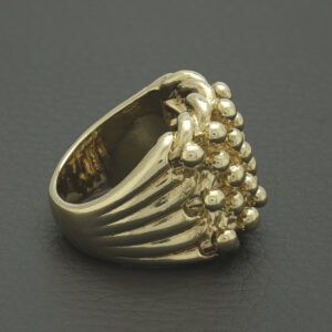 Keeper Rings - Men's 9ct Solid Gold Big Keeper Rings