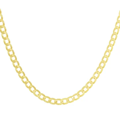 9ct Yellow Gold Curb Chain 21″ 5.5mm - Britannia Jewellery