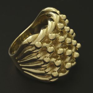 Keeper Rings - Men's 9ct Solid Gold Big Keeper Rings